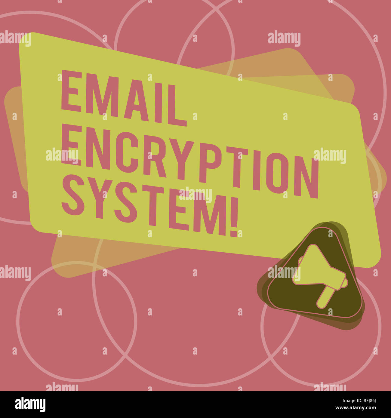 Word writing text Email Encryption System. Business concept for ...