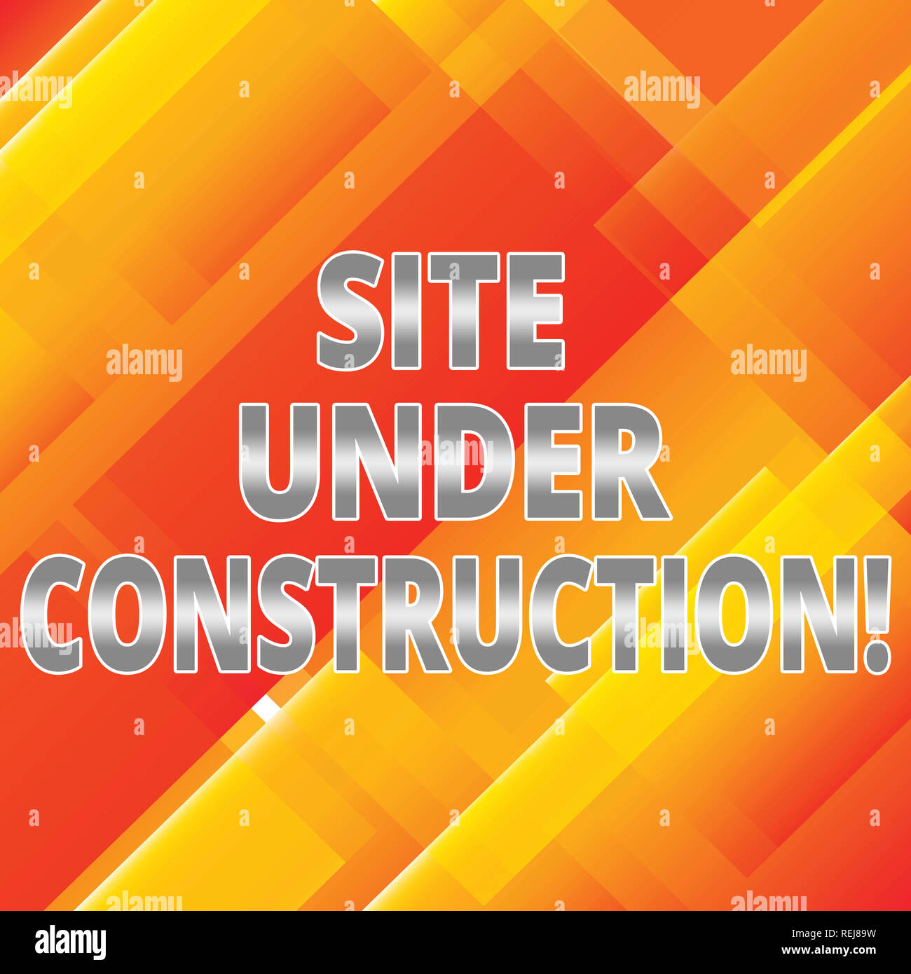 Word writing text Site Under Construction. Business concept for Implies ...