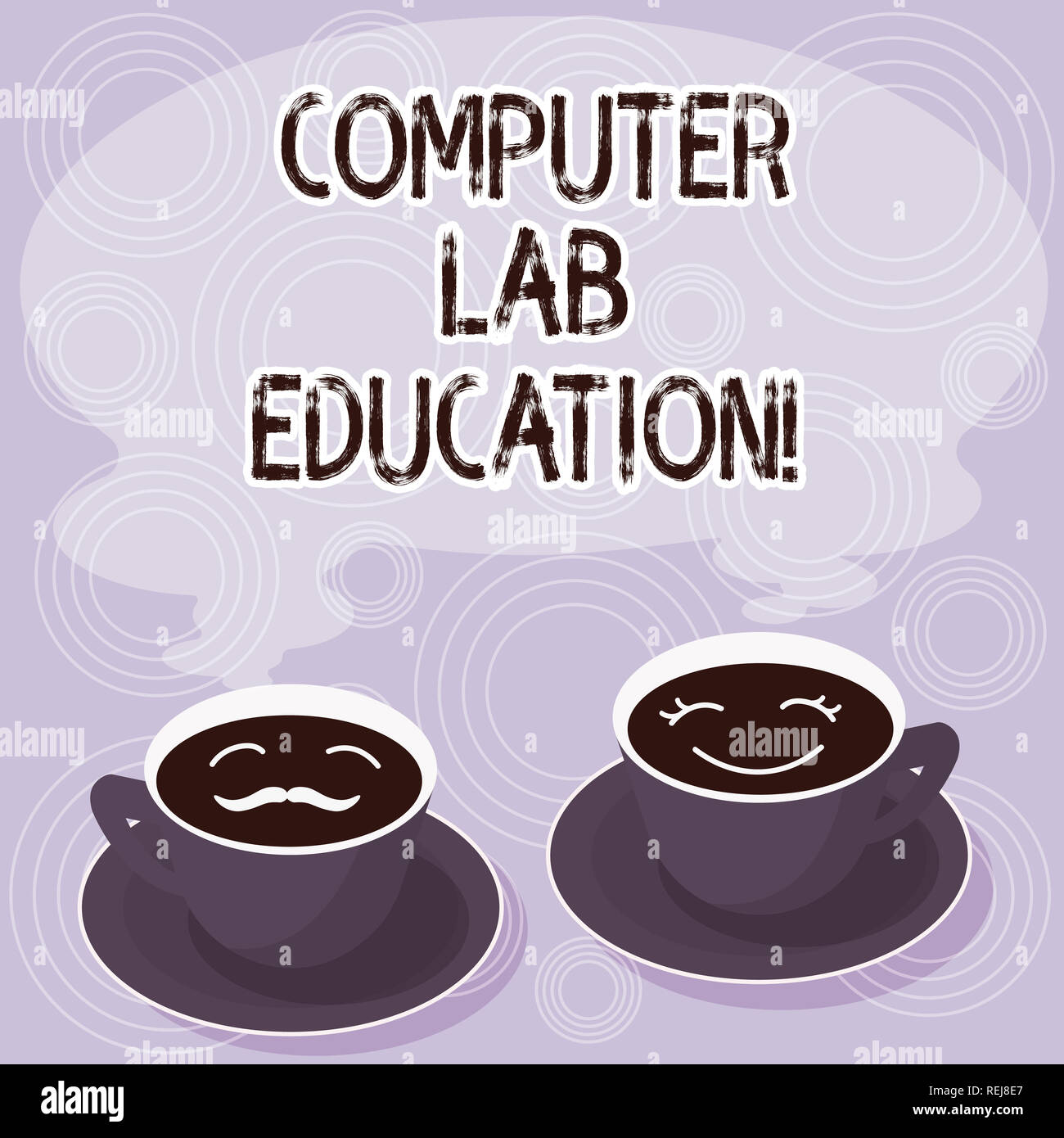 Text sign showing Computer Lab Education. Conceptual photo Room or ...