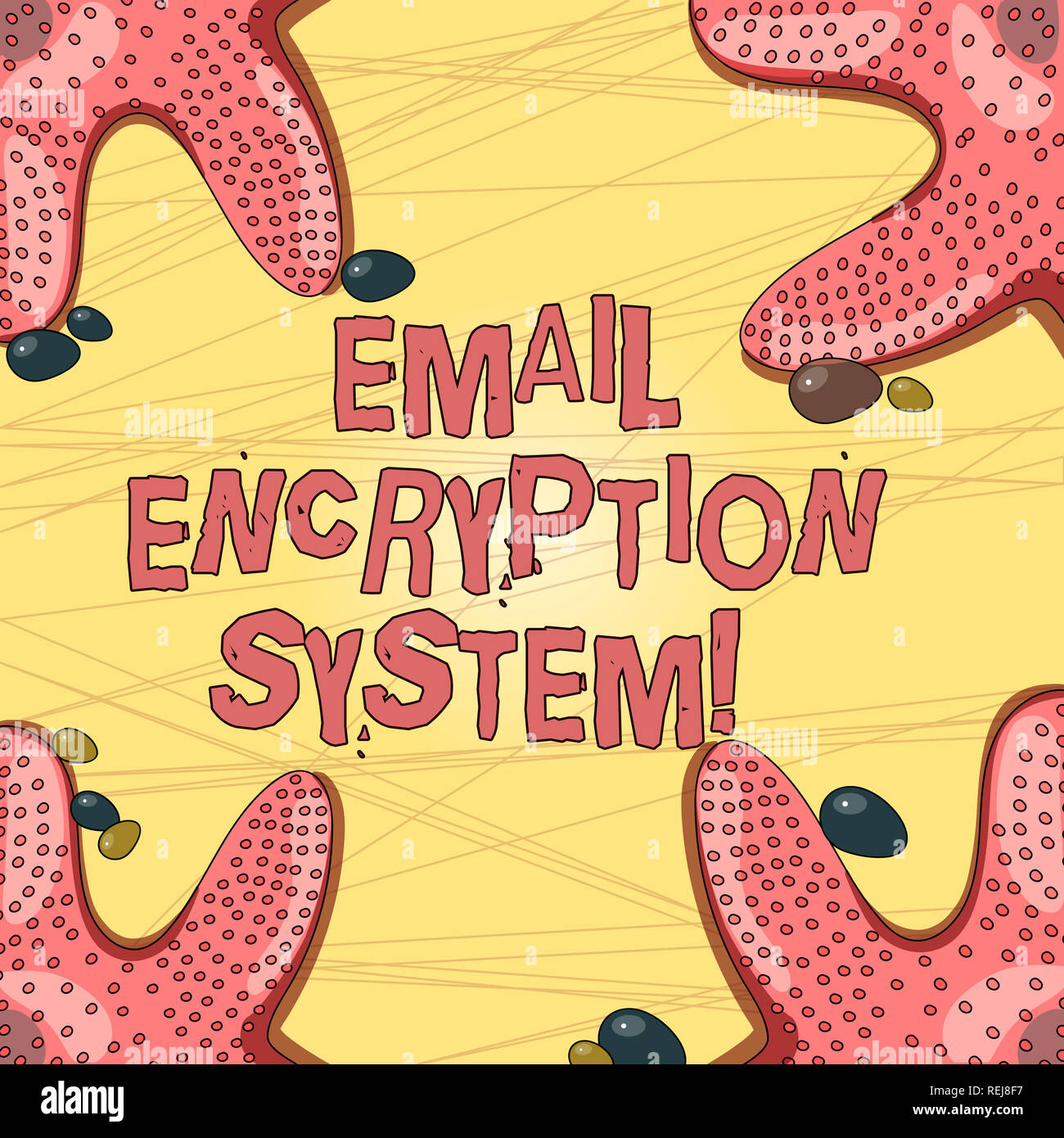 Writing note showing Email Encryption System. Business photo showcasing ...