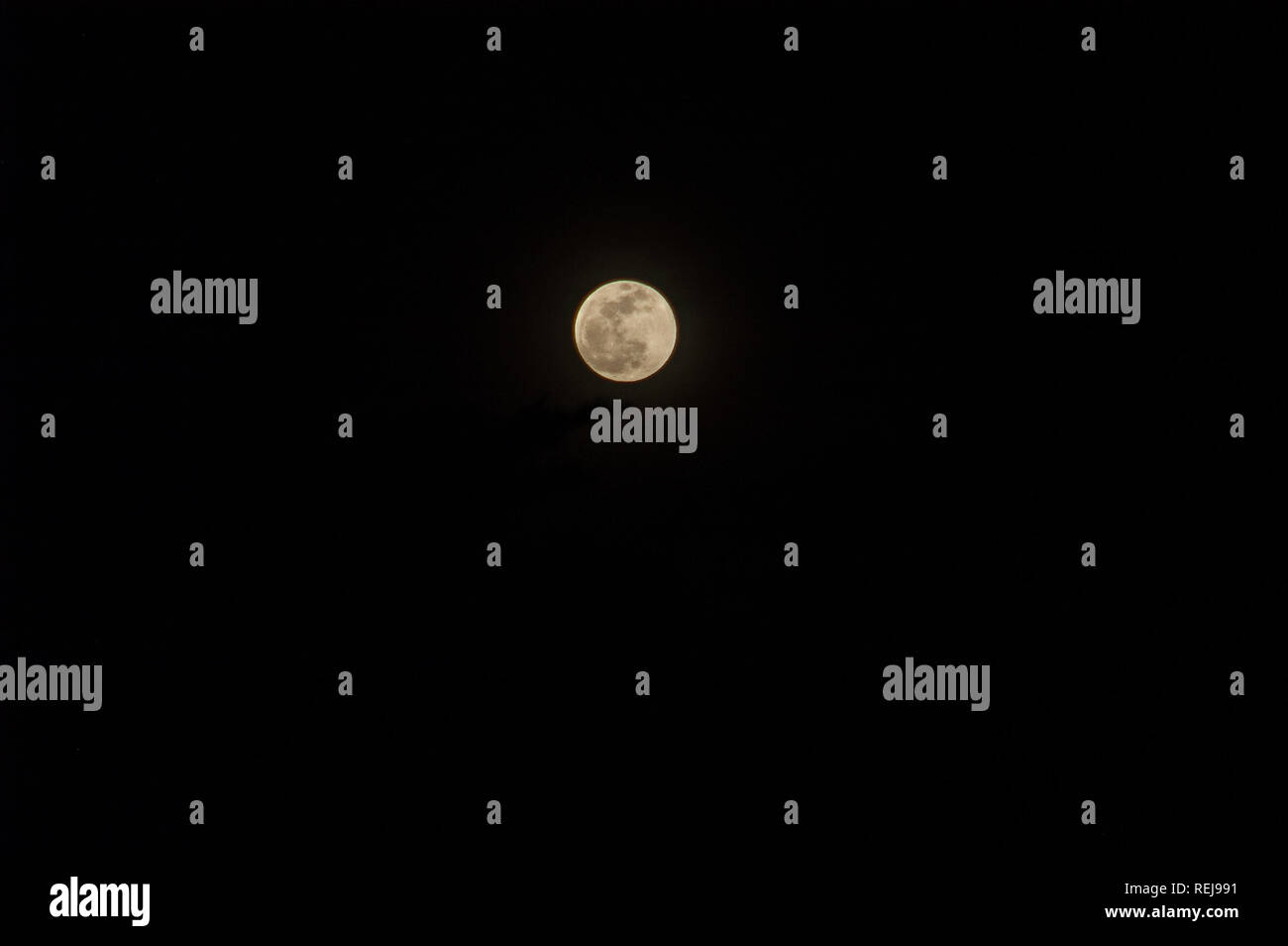 Super Blood Wolf Moon Stock Photo - Alamy