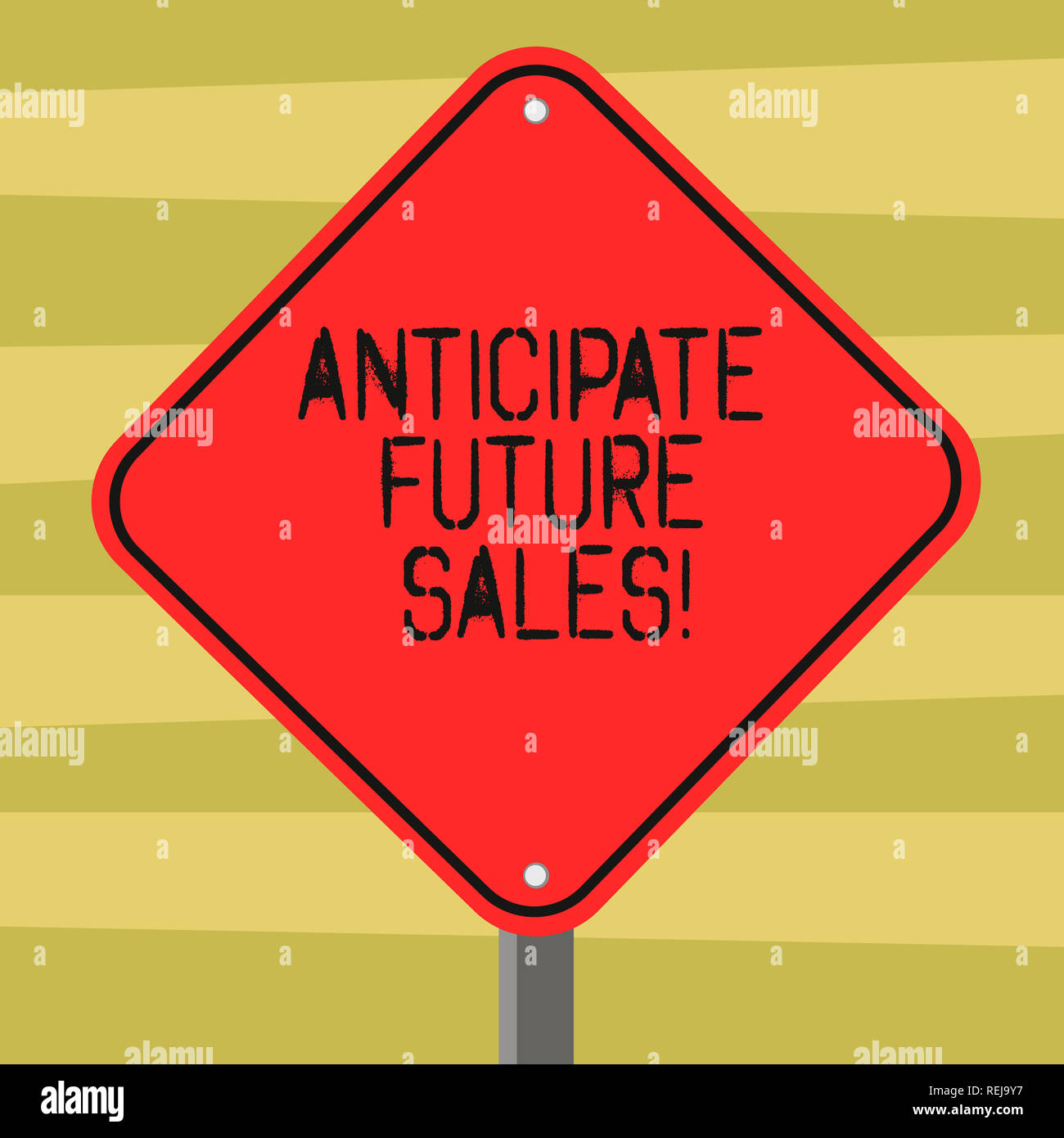 Text sign showing Anticipate Future Sales. Conceptual photo Valuing an ...