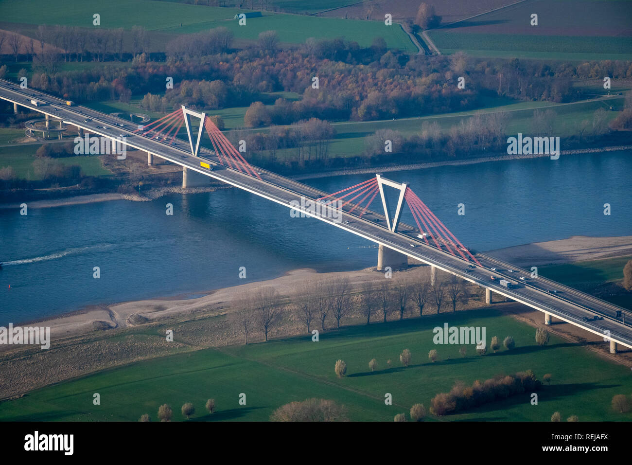 Bridge Over Rhine Dusseldorf Stock Photos & Bridge Over Rhine ...
