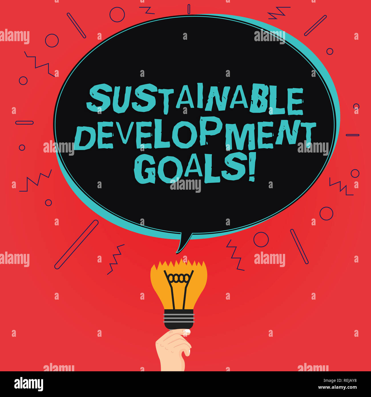 Writing note showing Sustainable Development Goals. Business photo ...