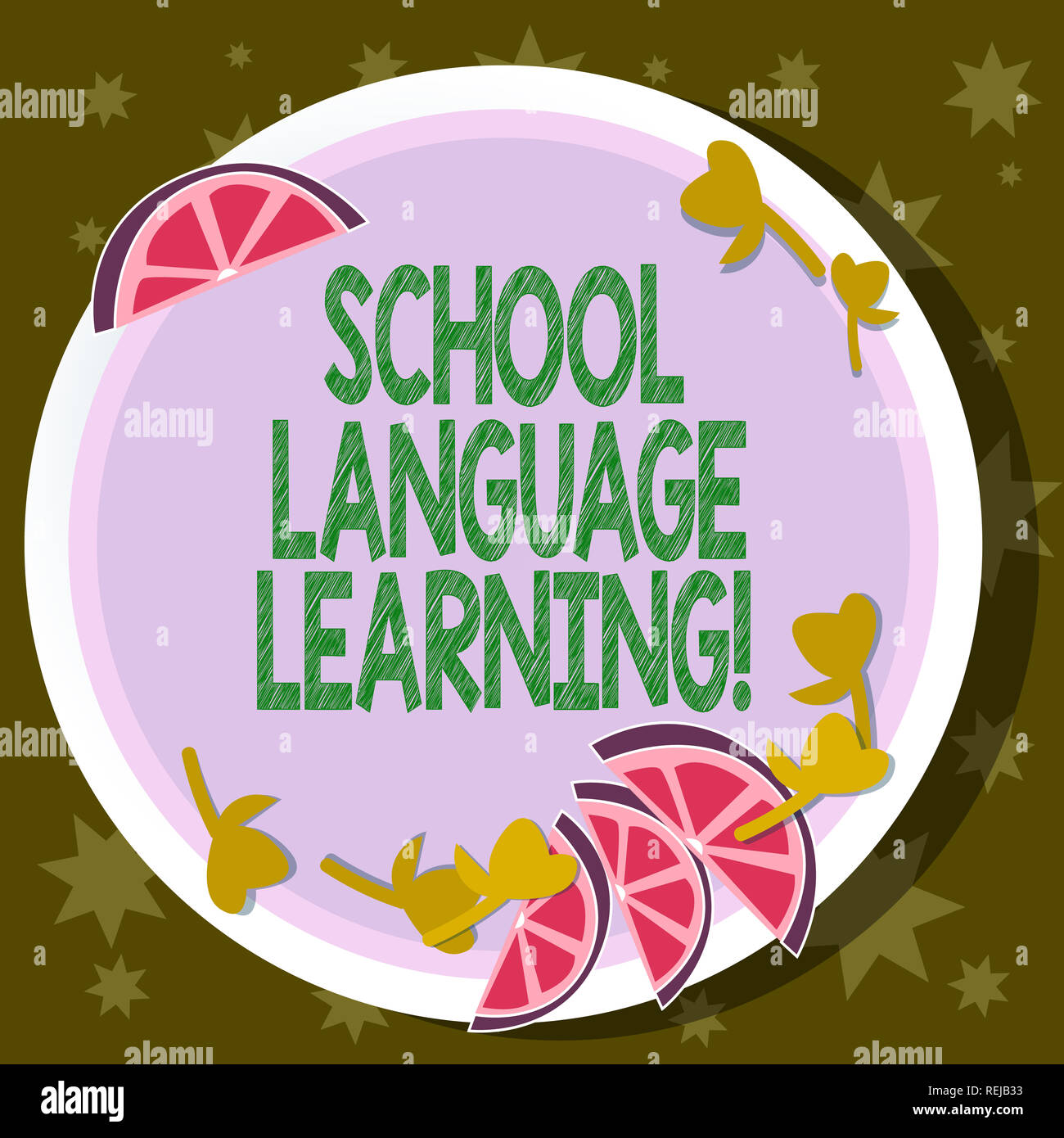 Word writing text School Language Learning. Business concept for school ...