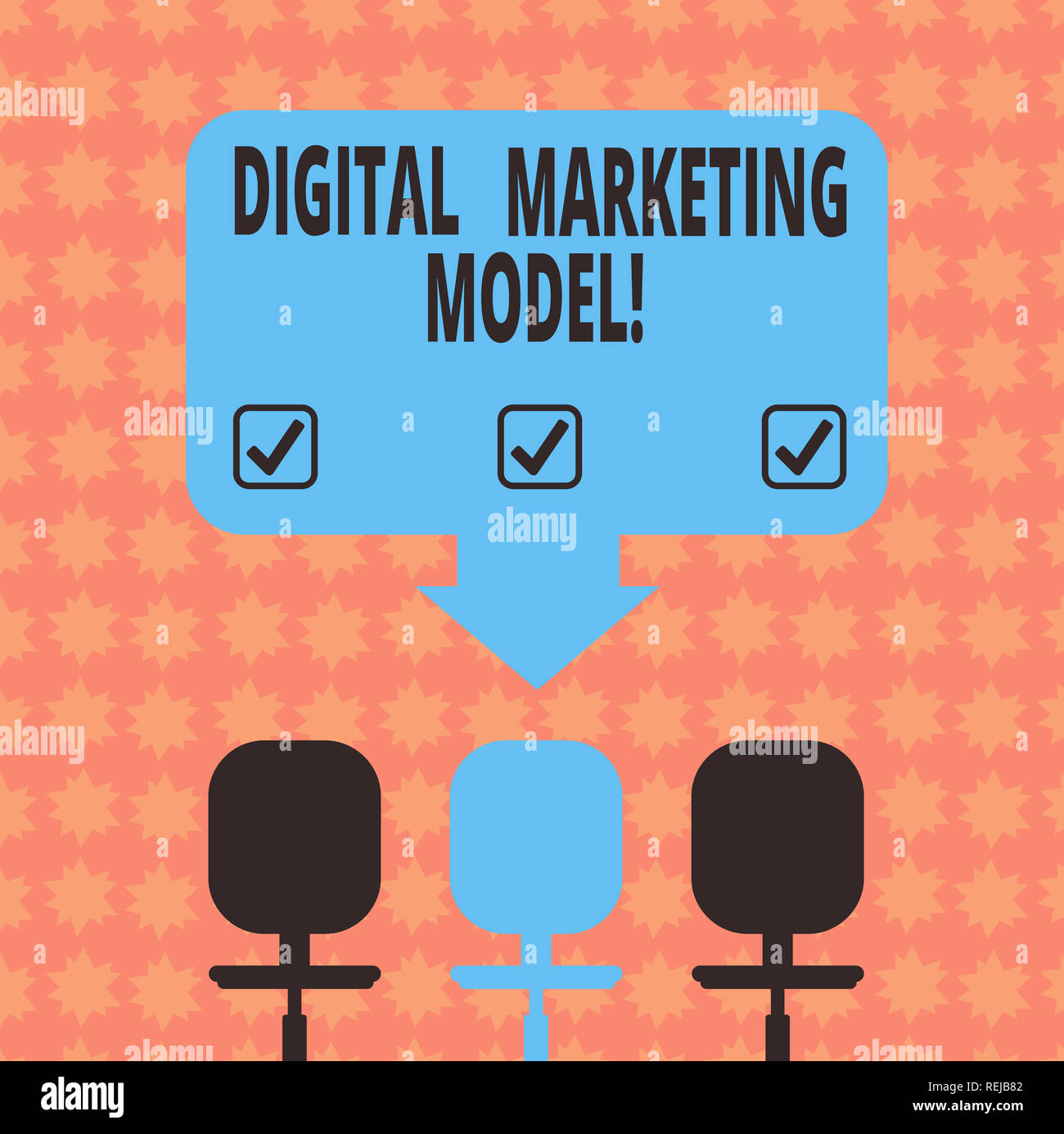 Writing note showing Digital Marketing Model. Business photo showcasing ...