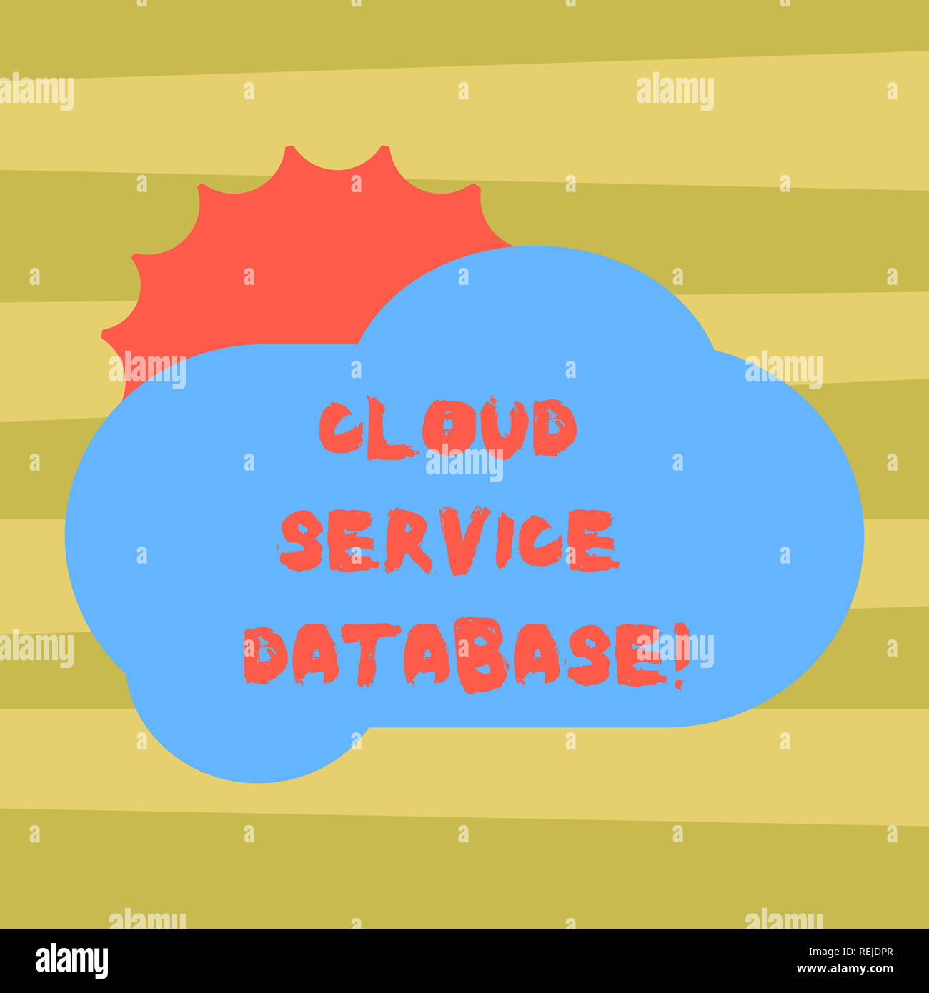 Text Sign Showing Cloud Service Database Conceptual Photo Optimized Virtualized Computing