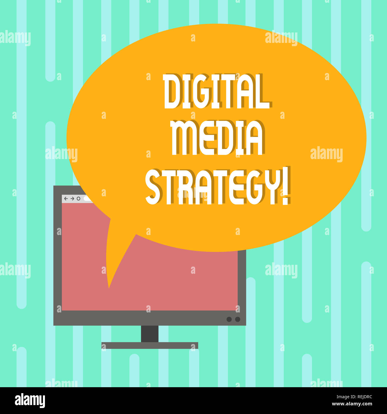 Word writing text Digital Media Strategy. Business concept for plan for ...