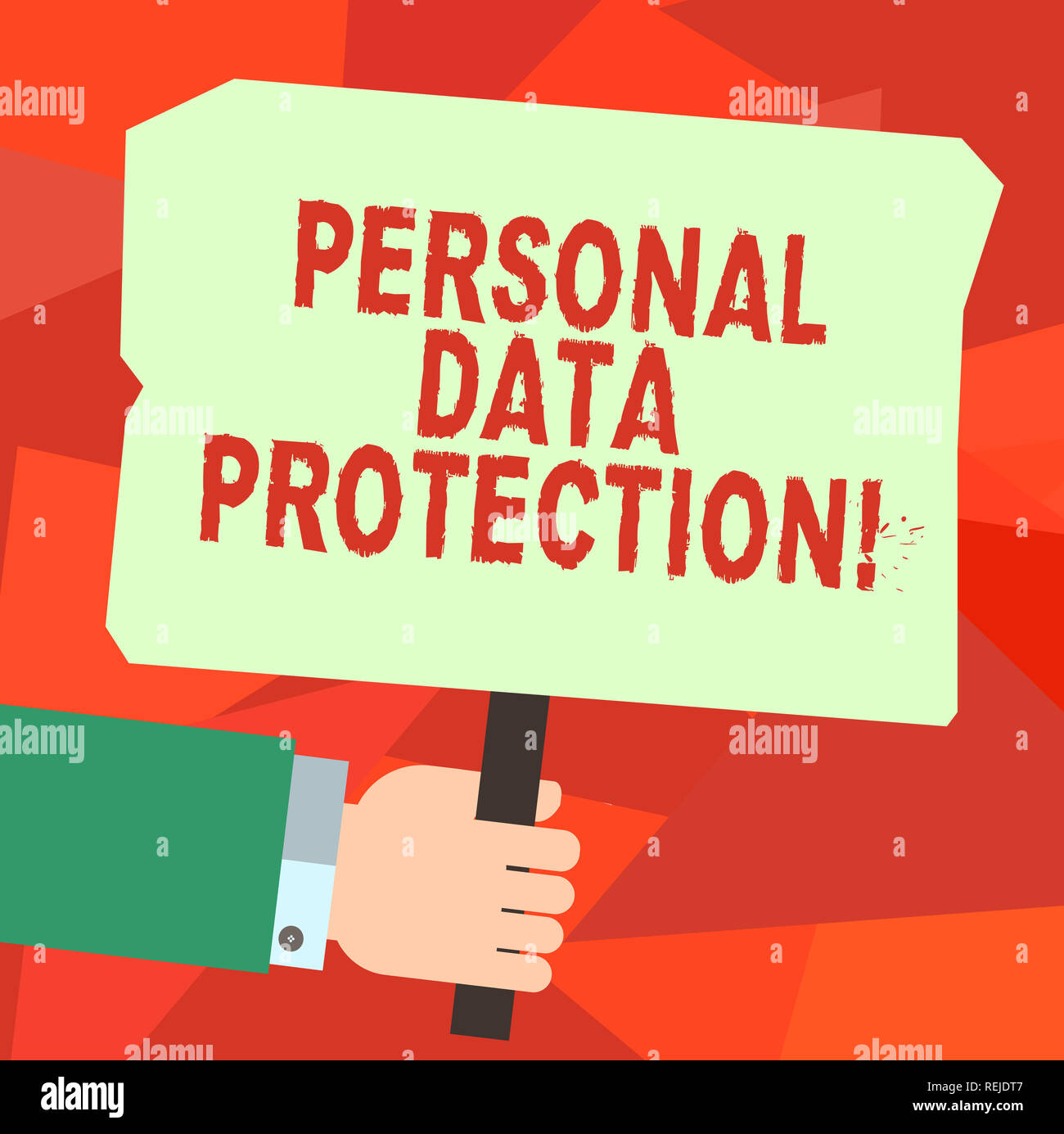 Conceptual hand writing showing Personal Data Protection. Business ...