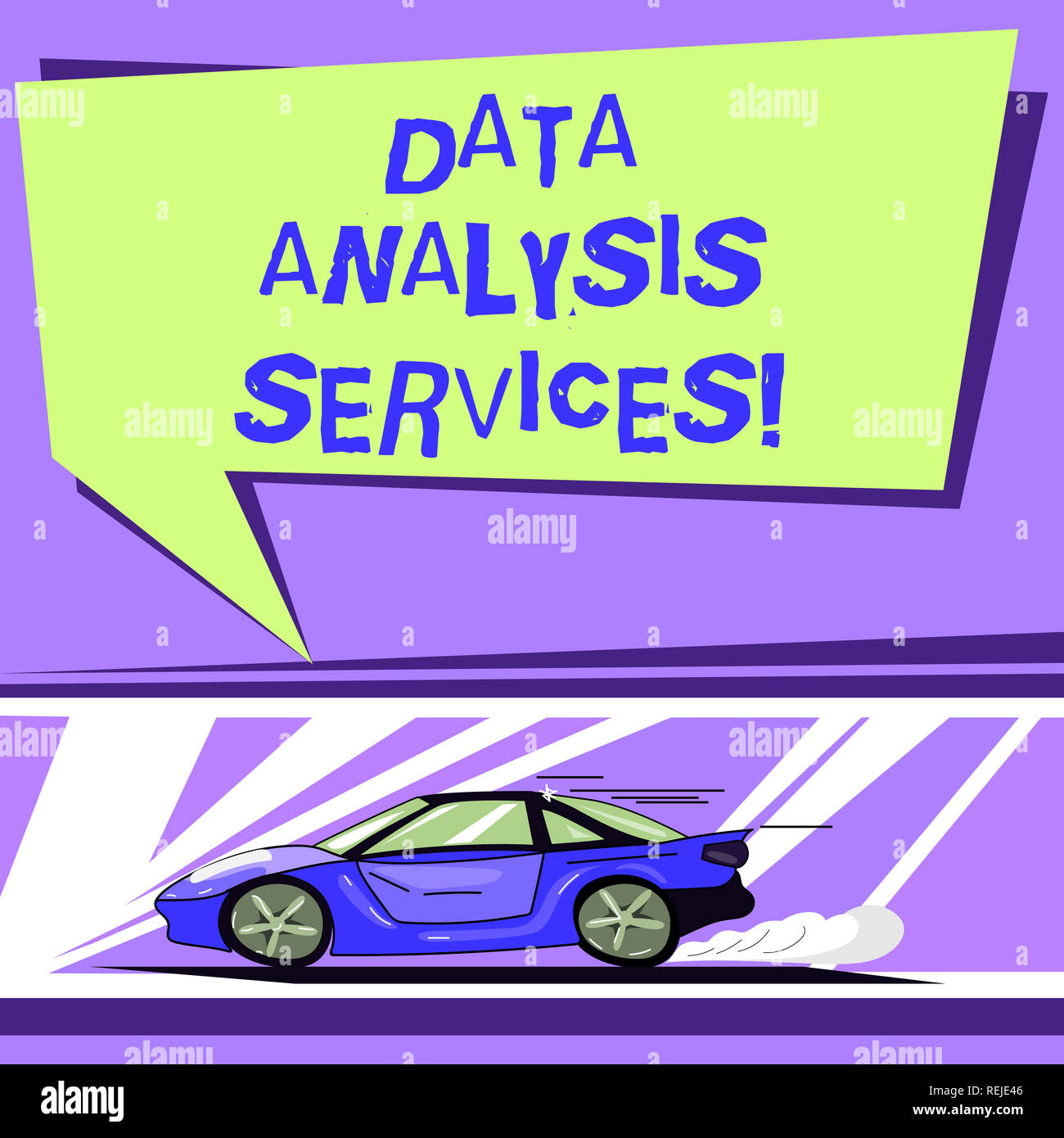 Word Writing Text Data Analysis Services Business Concept For An