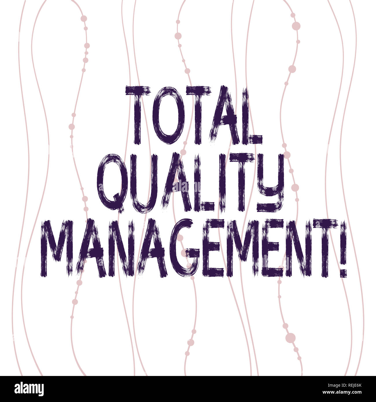 Text sign showing Total Quality Management. Conceptual photo constant ...
