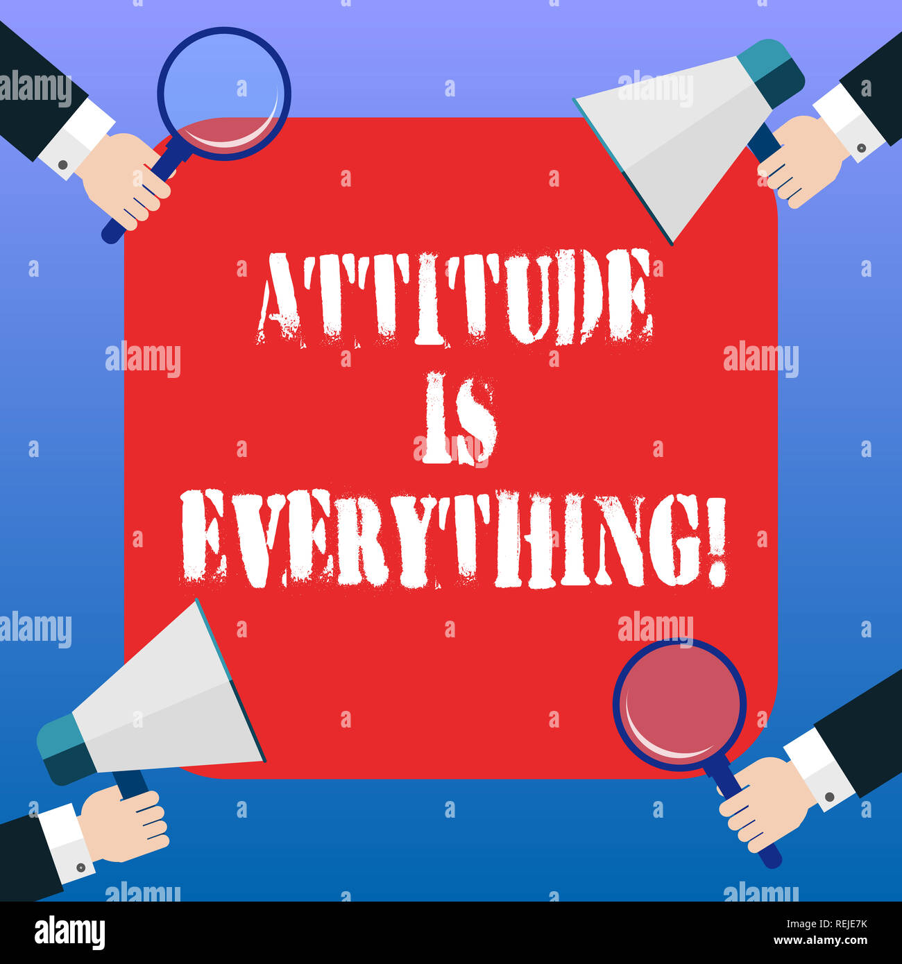 Handwriting text Attitude Is Everything. Concept meaning understanding ...