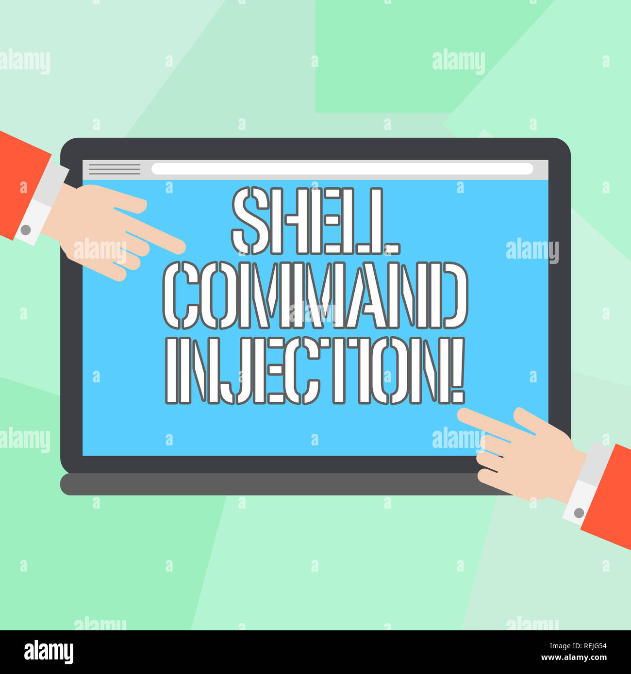Conceptual Hand Writing Showing Shell Comanalysisd Injection Business