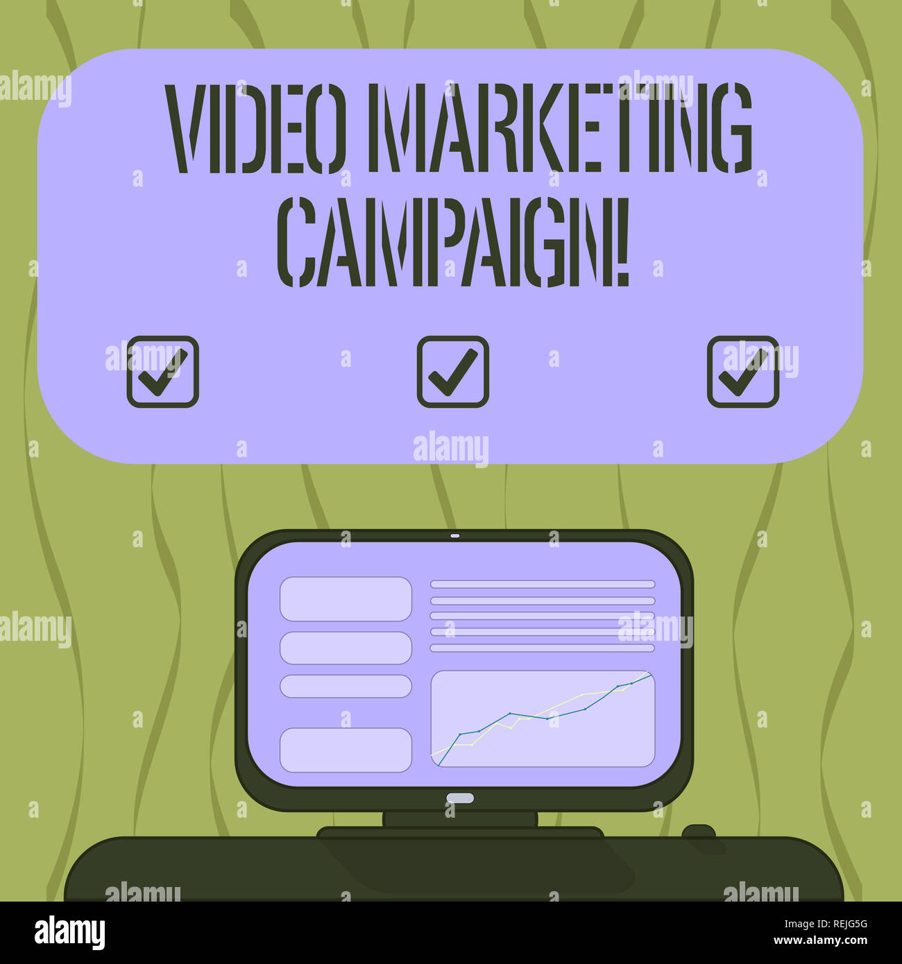 Writing note showing Video Marketing Campaign. Business photo ...