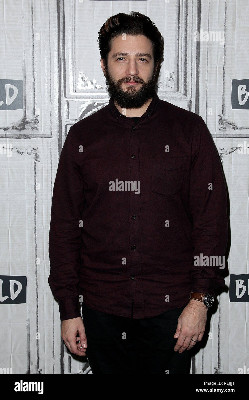 NEW YORK, NY - OCTOBER 24: John Magaro at the Build Series at Build ...