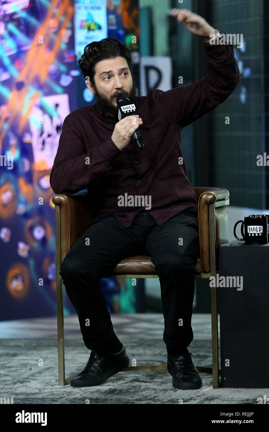 NEW YORK, NY - OCTOBER 24: John Magaro at the Build Series at Build ...