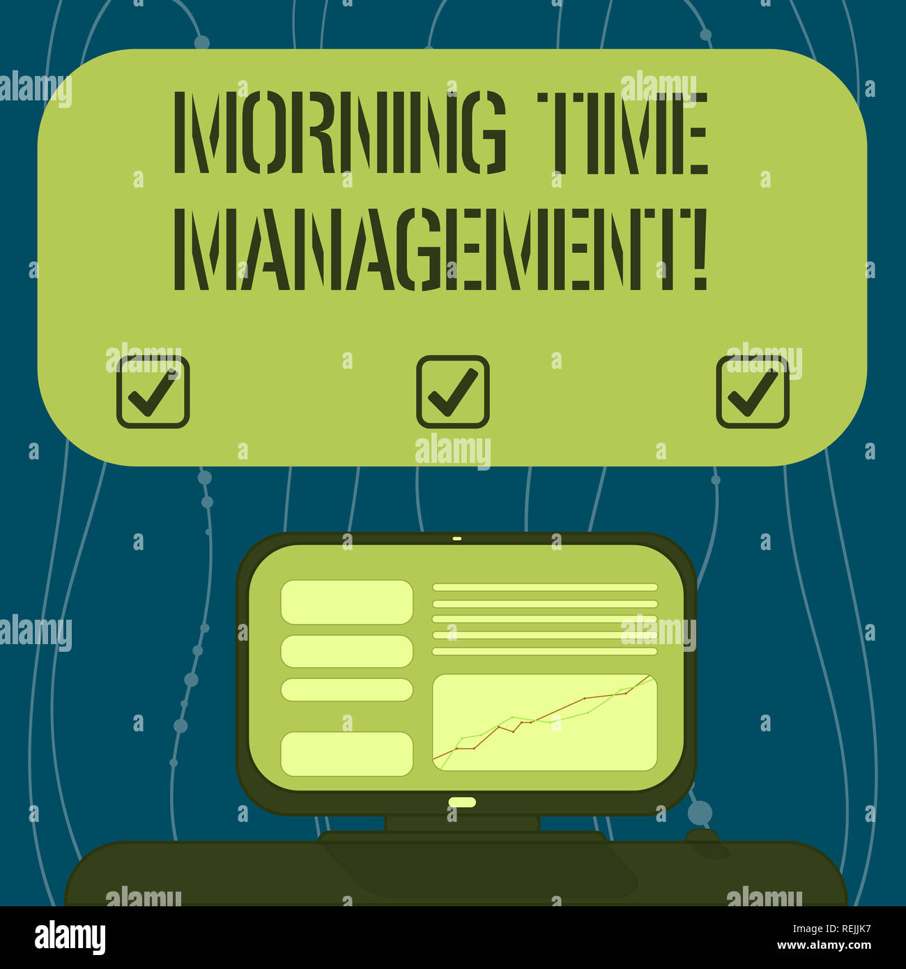 Text sign showing Morning Time Management. Conceptual photo optimal use ...