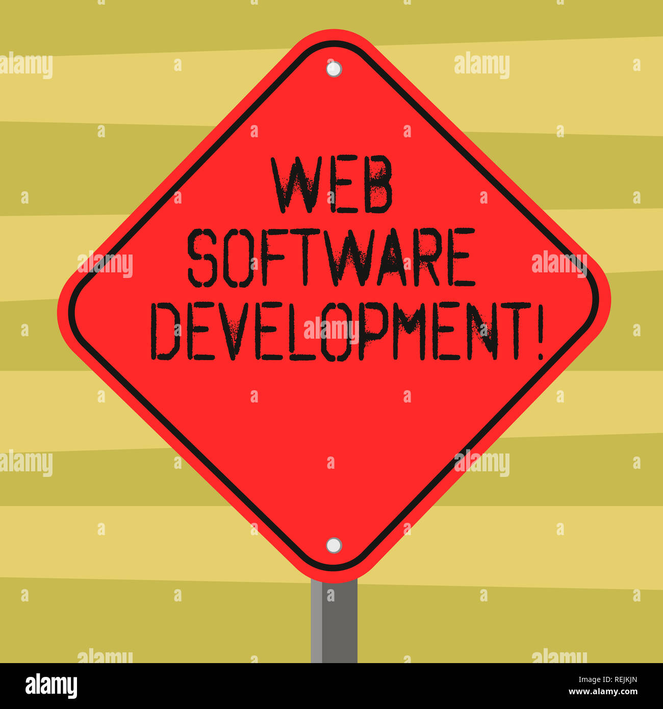 Text sign showing Web Software Development. Conceptual photo plan to ...