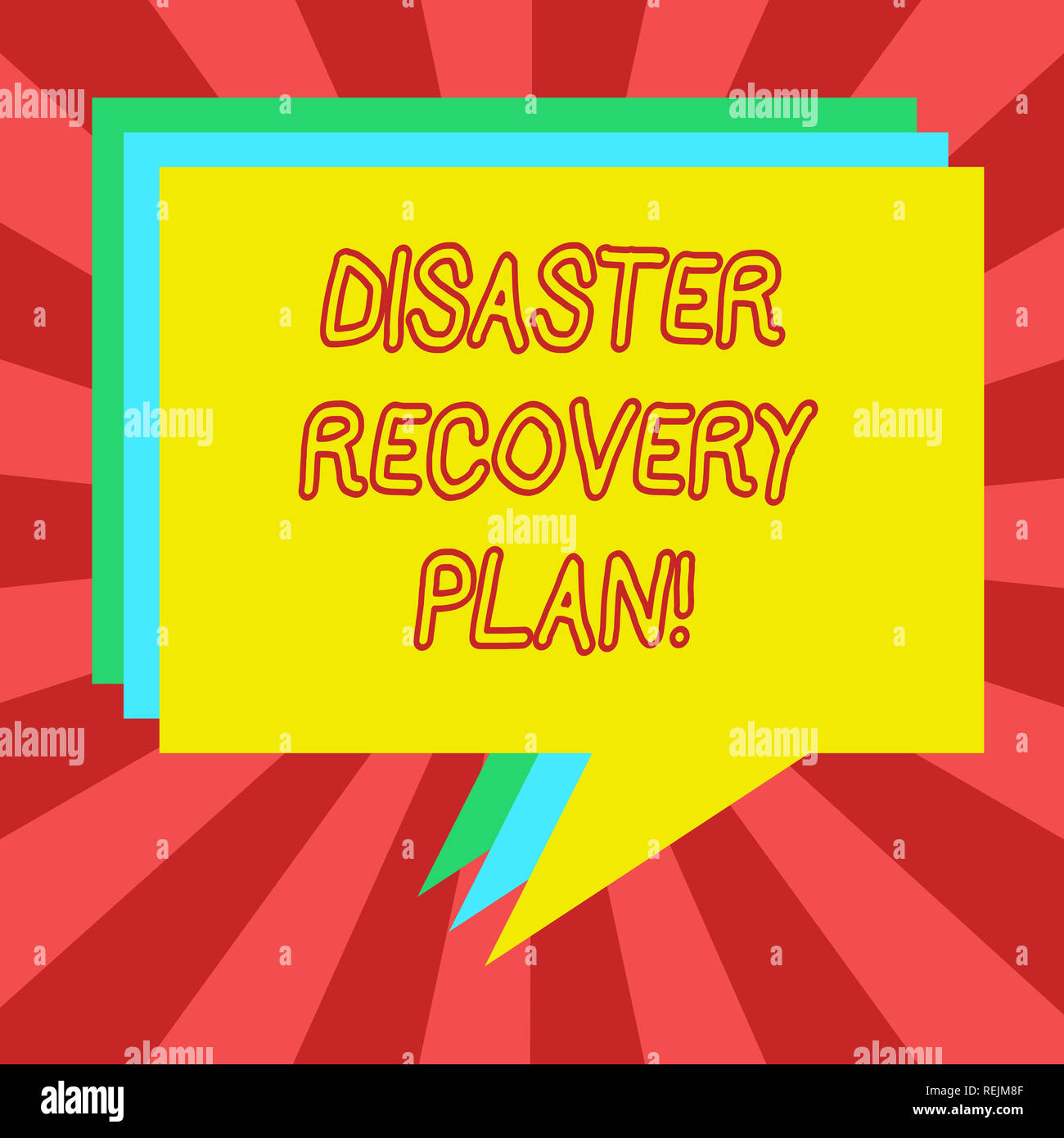 Conceptual hand writing showing Disaster Recovery Plan. Business photo ...
