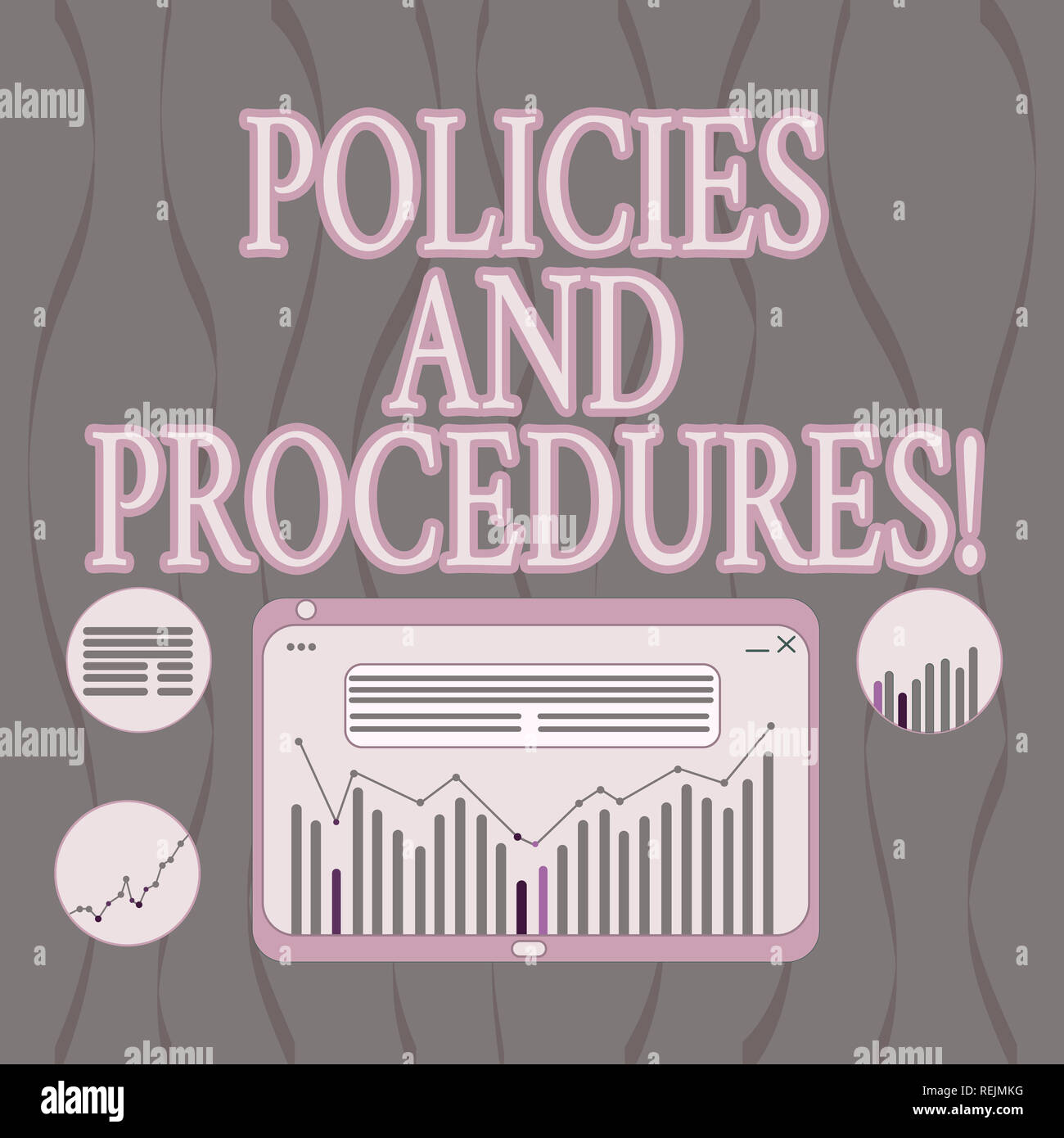 Word writing text Policies And Procedures. Business concept for Set of ...