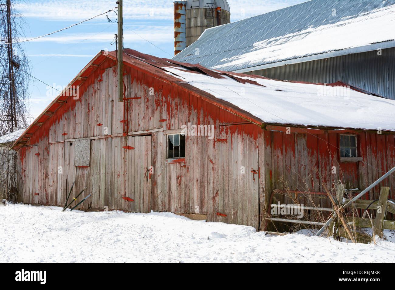 Midwest winter landscape americana hi-res stock photography and images ...