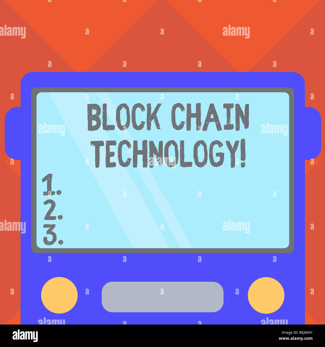 Handwriting text writing Block Chain Technology. Concept meaning ...