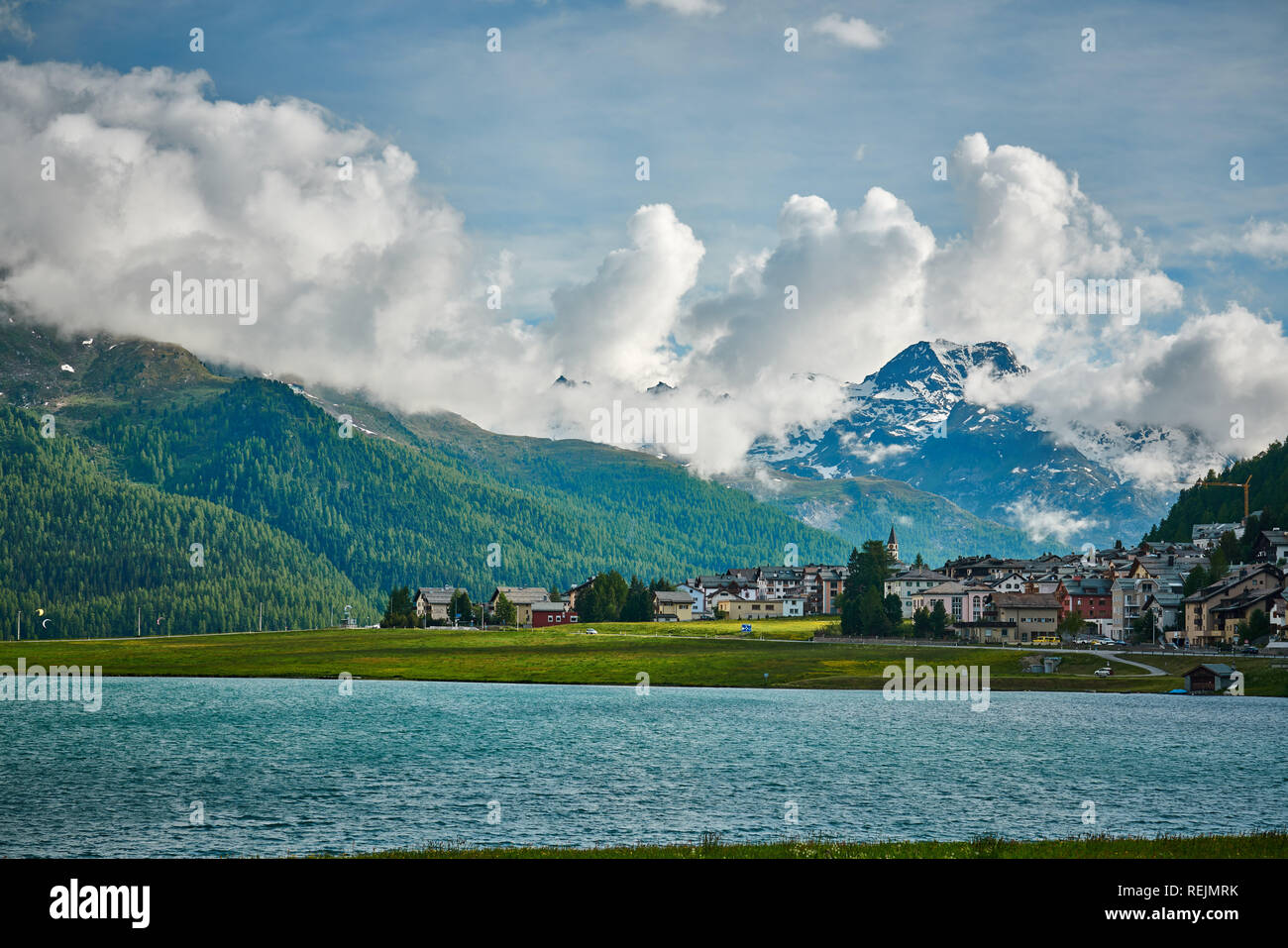 Switzerland graubunden landscape alpine hi-res stock photography and ...