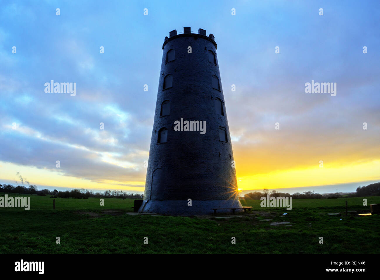 Black Mill, Beverley Westwood Pasture, East Yorkshire Stock Photo - Alamy