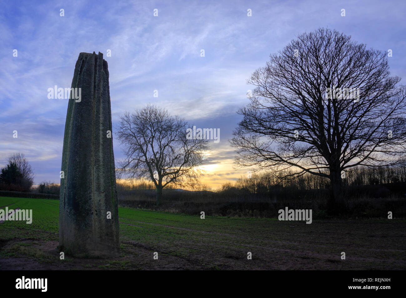 Devil's Arrows, Standing Stones near Boroughbridge, Yorkshire Stock ...