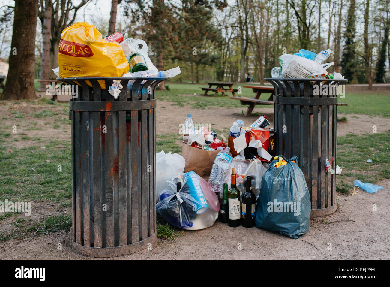 Food waste bin france hi-res stock photography and images - Alamy