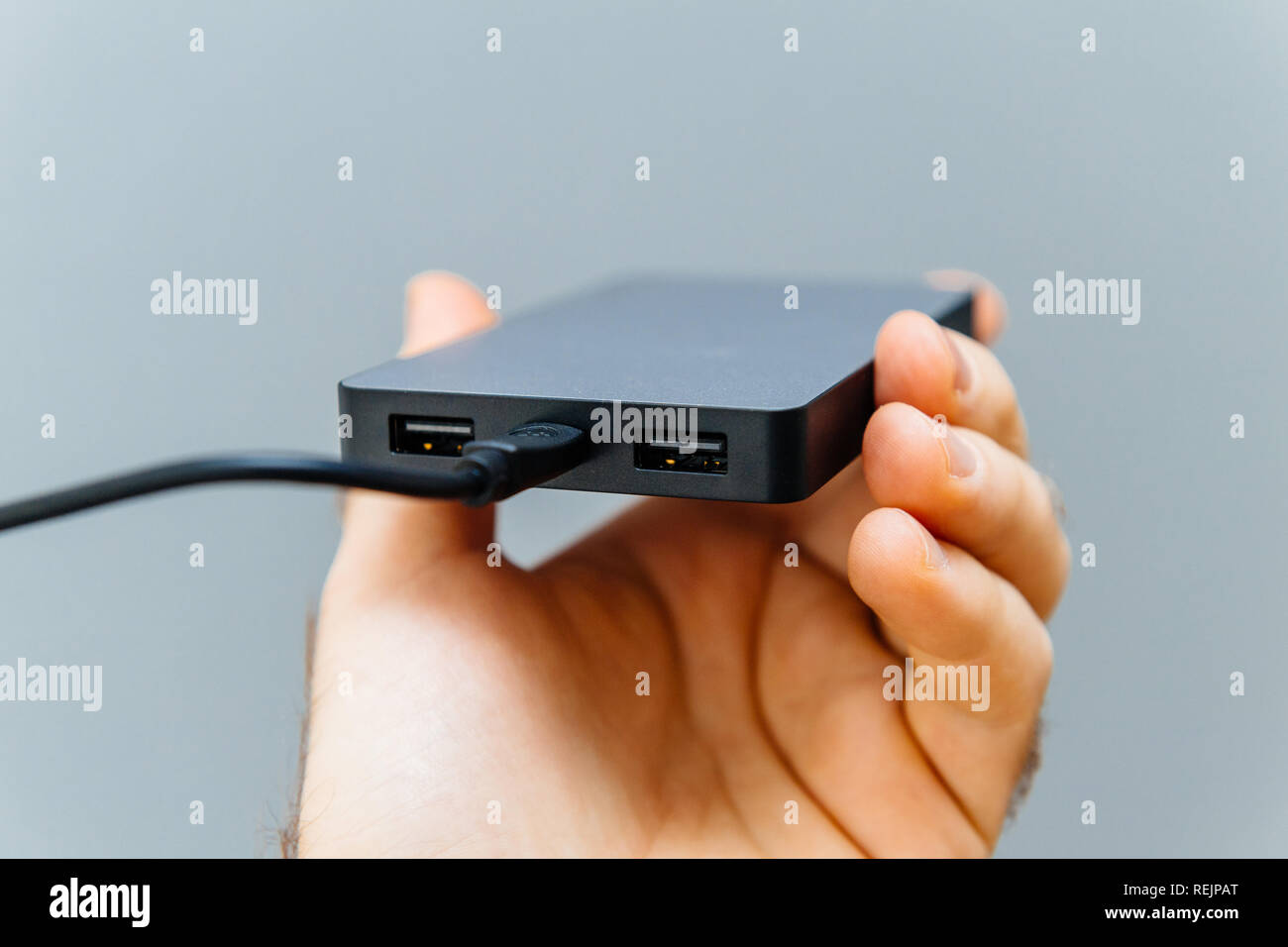 External charging port hi-res stock photography and images - Alamy