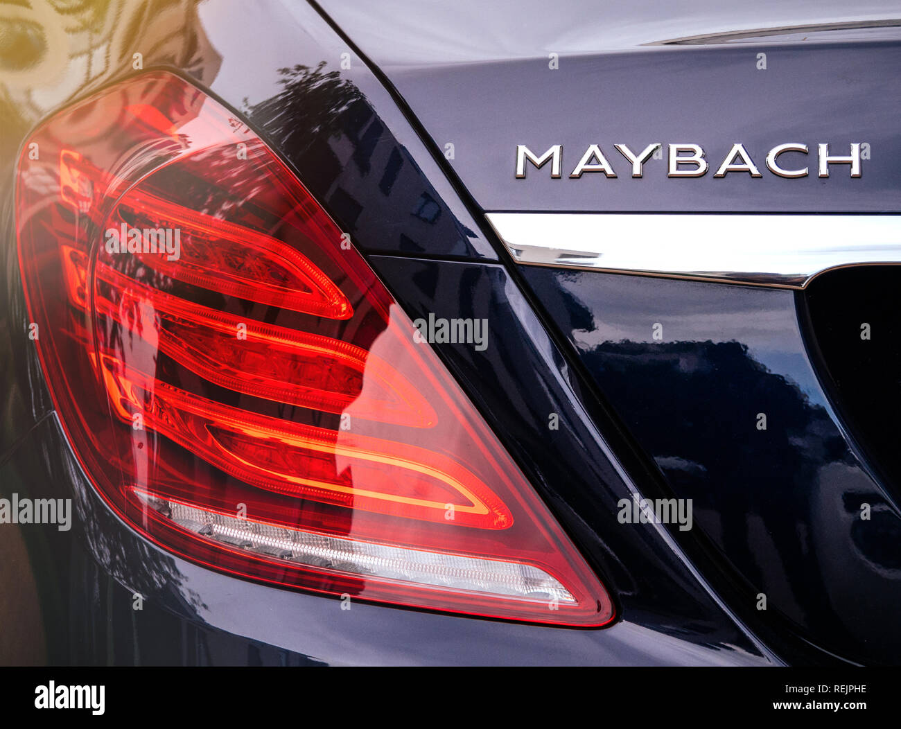 Maybach rear light hi-res stock photography and images - Alamy