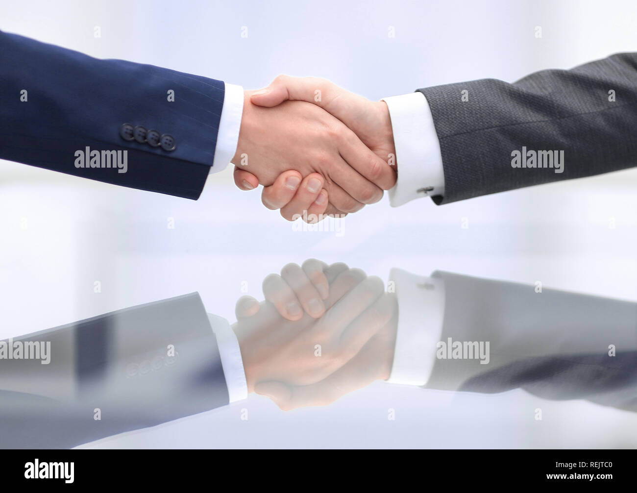 Business men making handshake. Business concept Stock Photo - Alamy