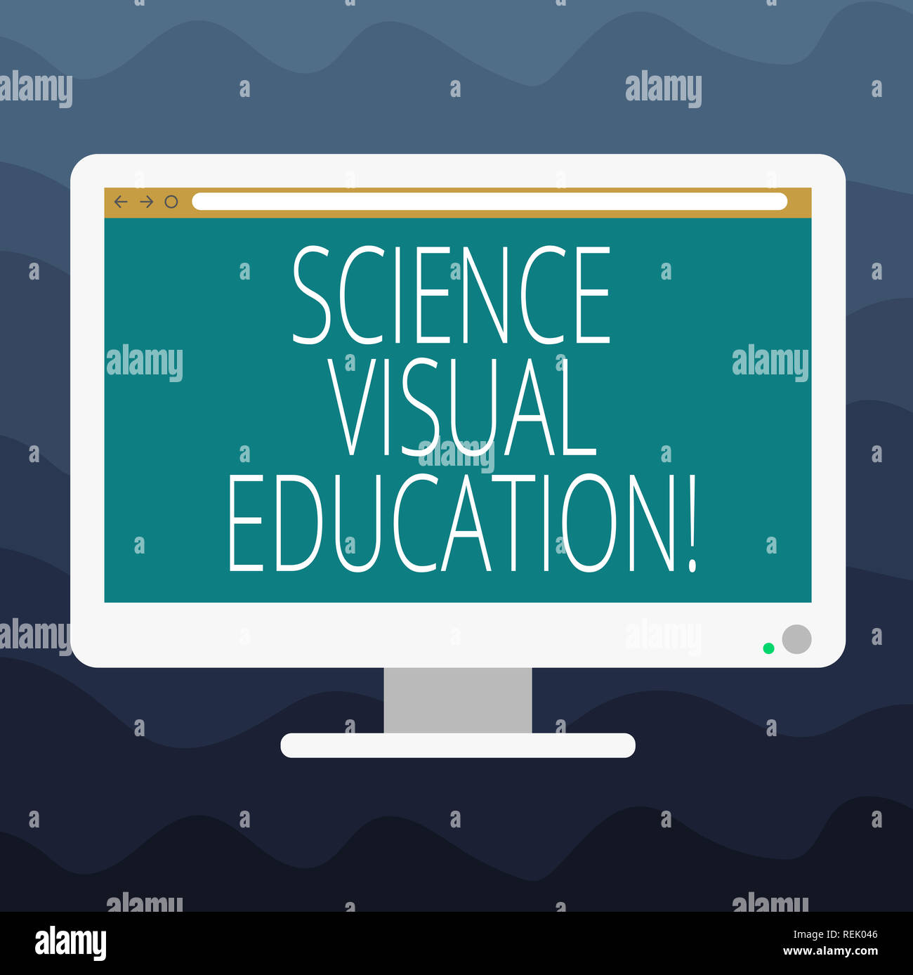 Writing note showing Science Visual Education. Business photo ...