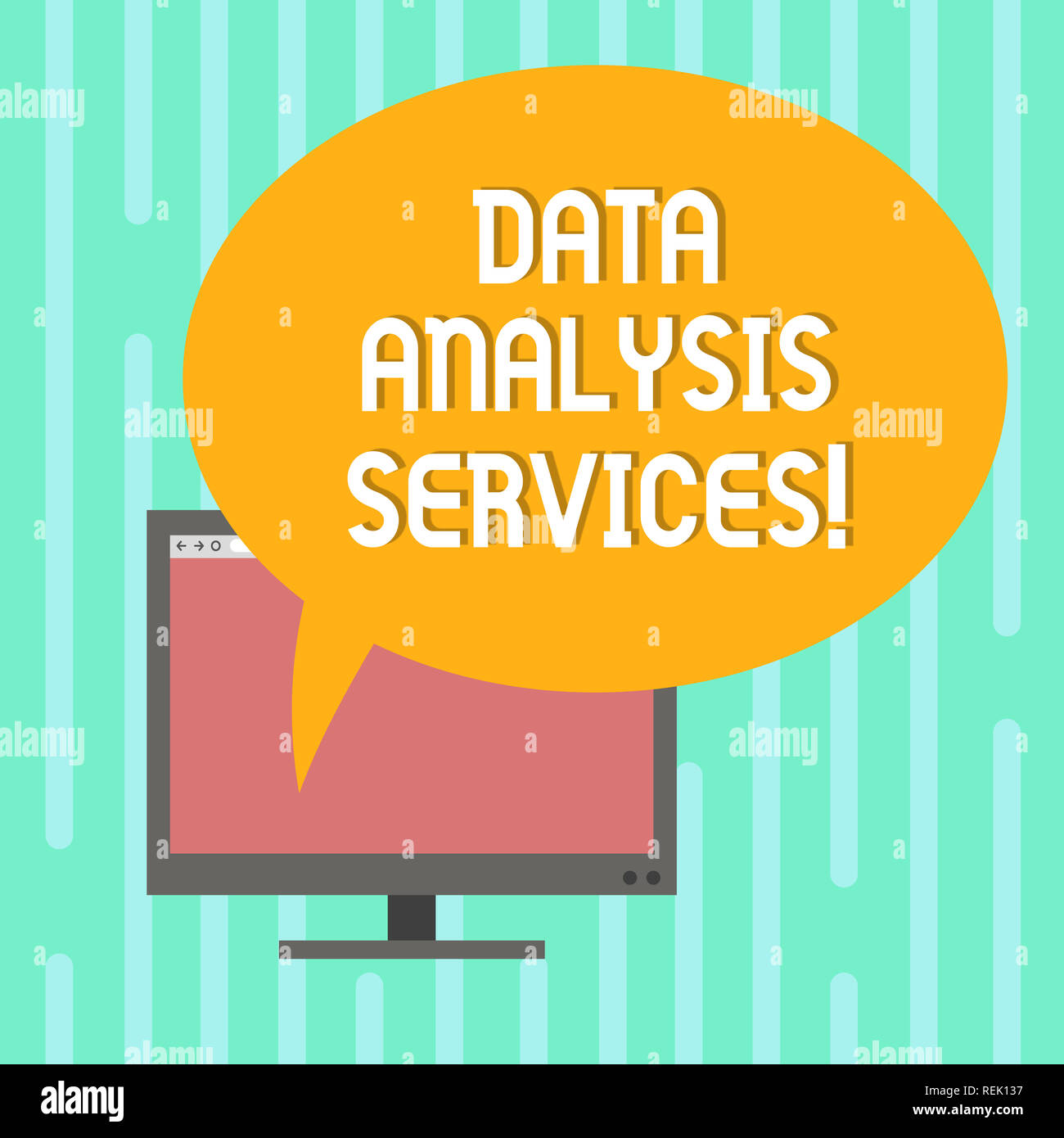 Word writing text Data Analysis Services. Business concept for an ...