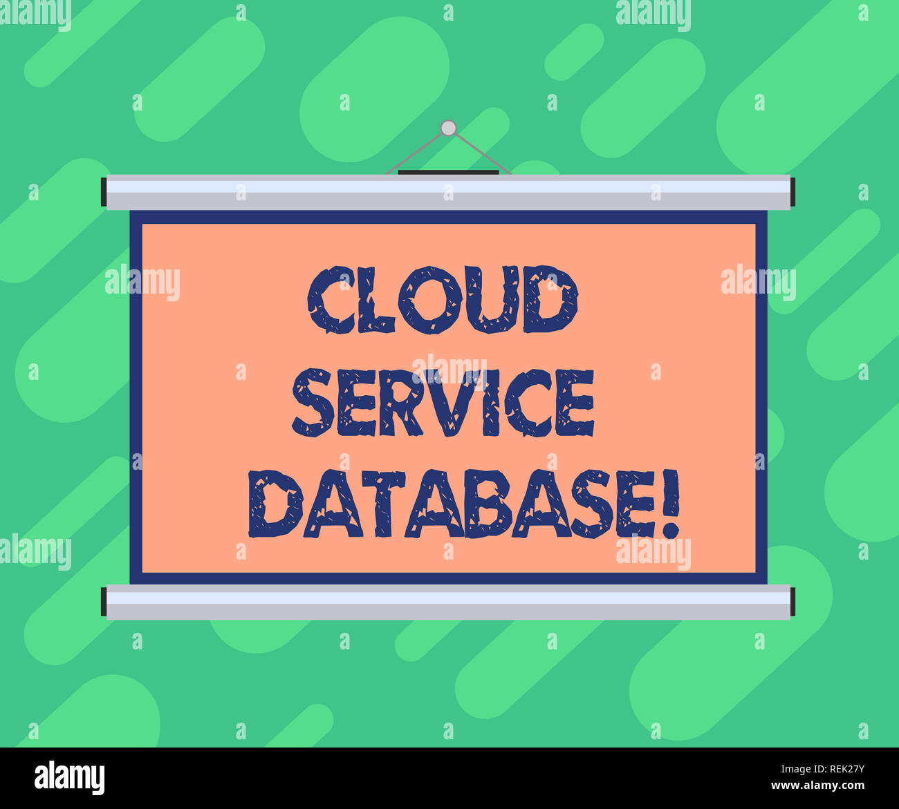 Conceptual hand writing showing Cloud Service Database. Business photo showcasing optimized ...