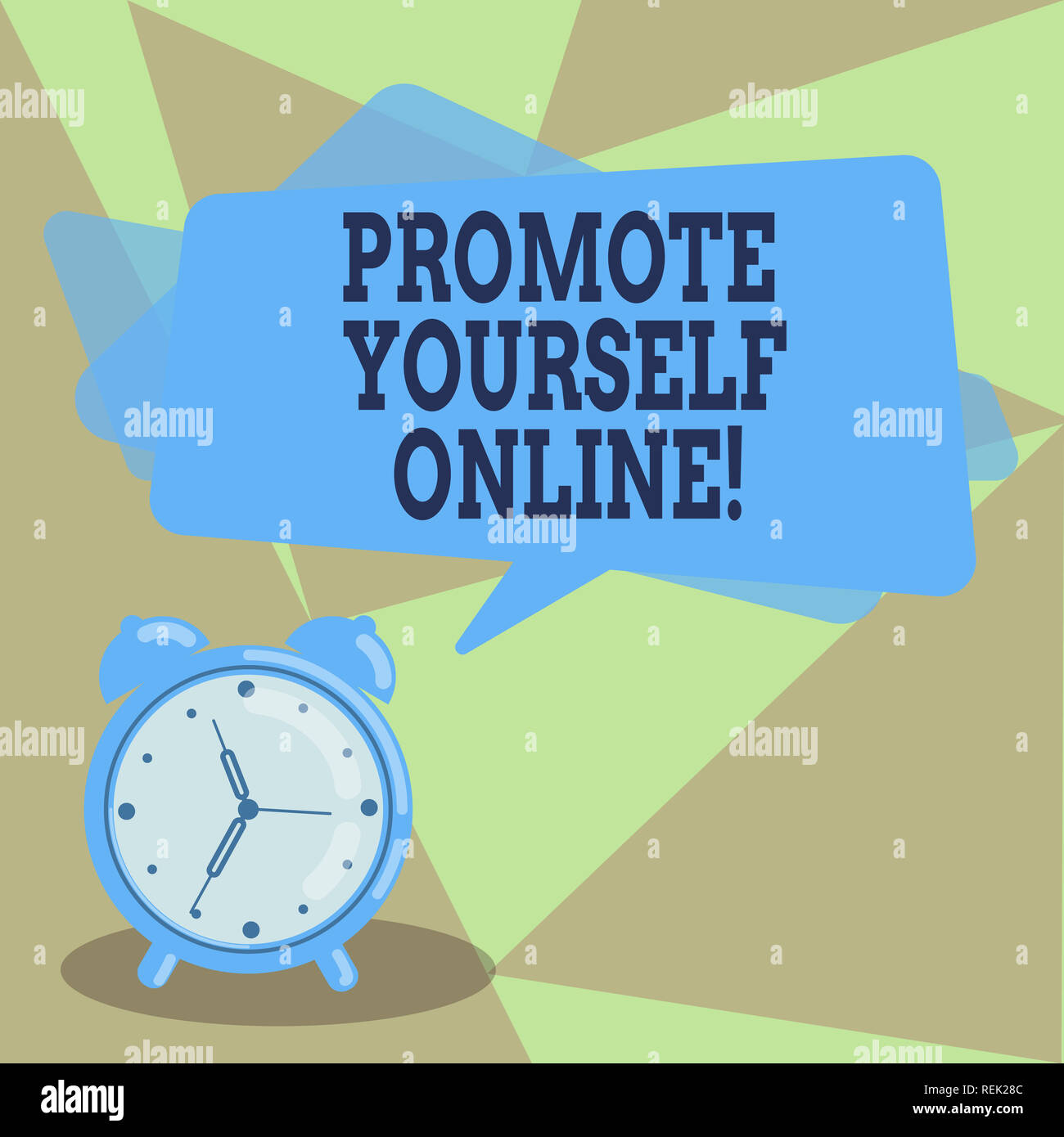 Text sign showing Promote Yourself Online. Conceptual photo Clearly ...