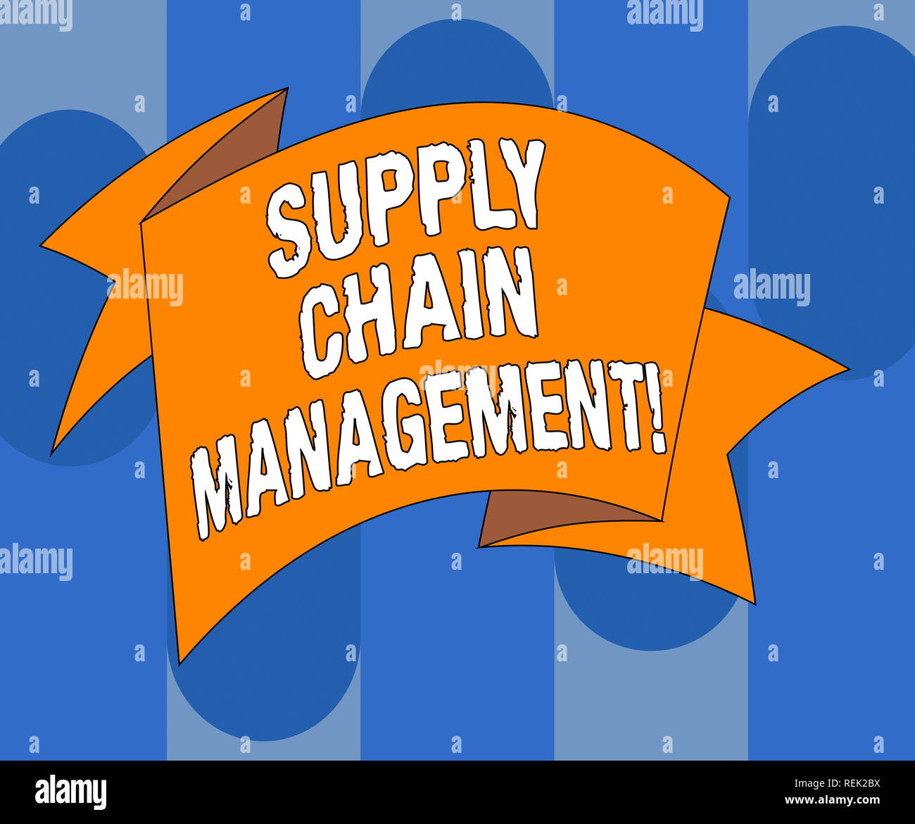 Handwriting text writing Supply Chain Management. Concept meaning ...