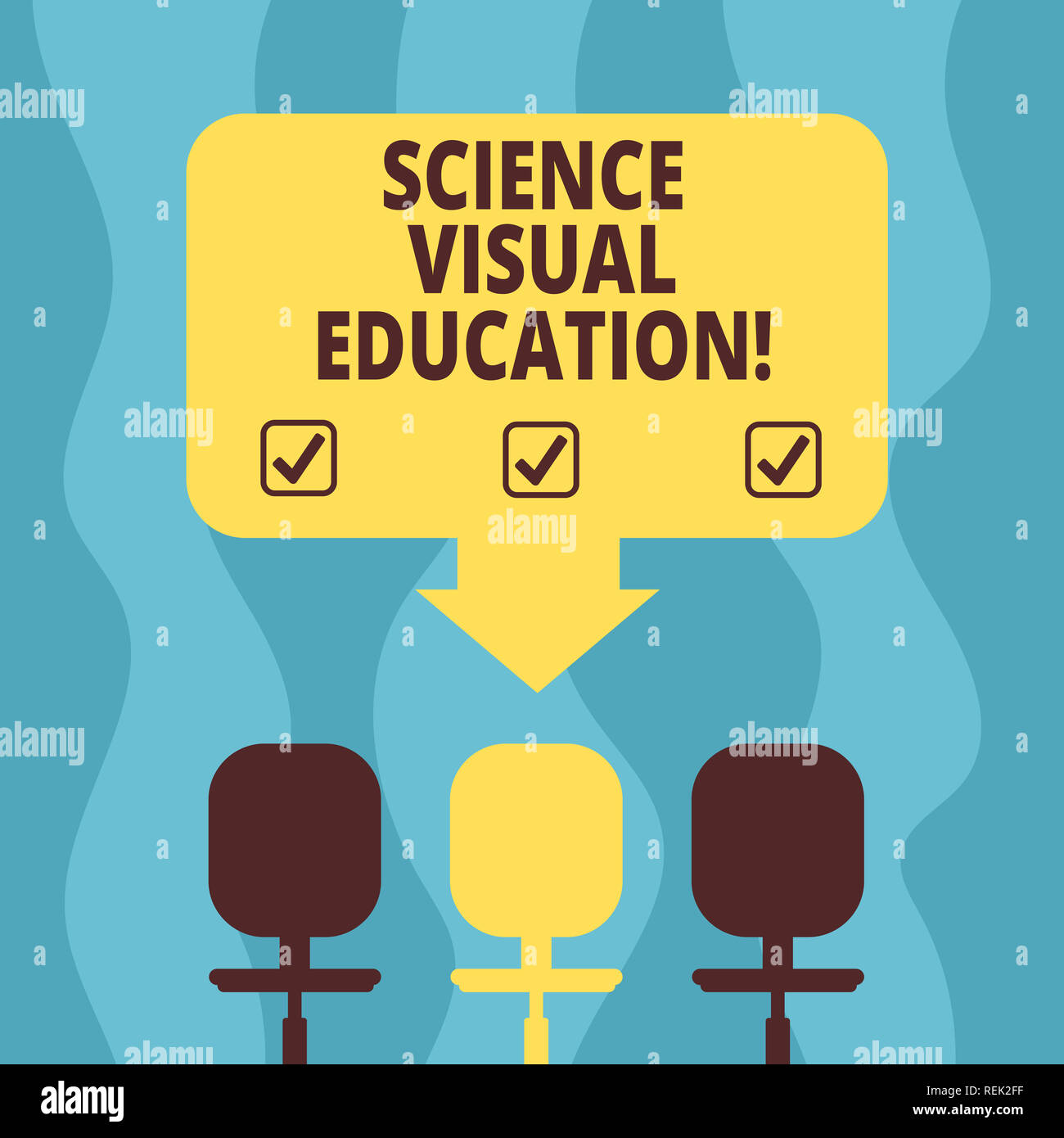 Conceptual hand writing showing Science Visual Education. Business ...