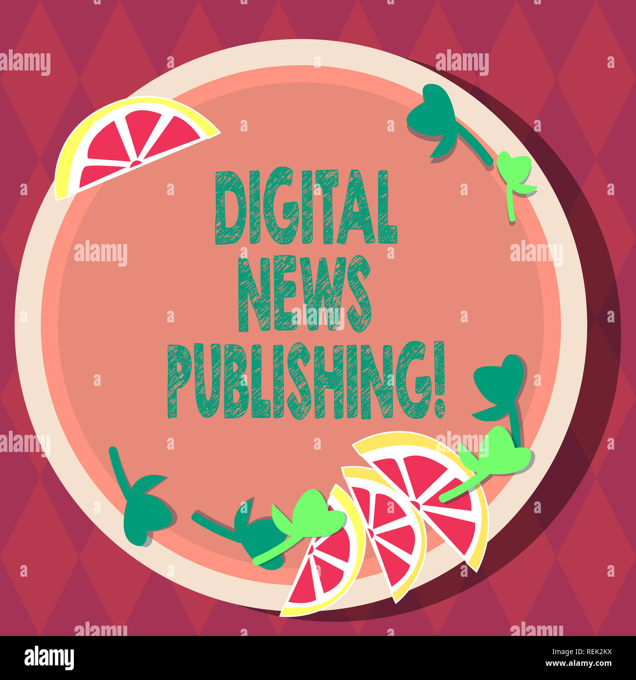 Handwriting text Digital News Publishing. Concept meaning Electronic ...