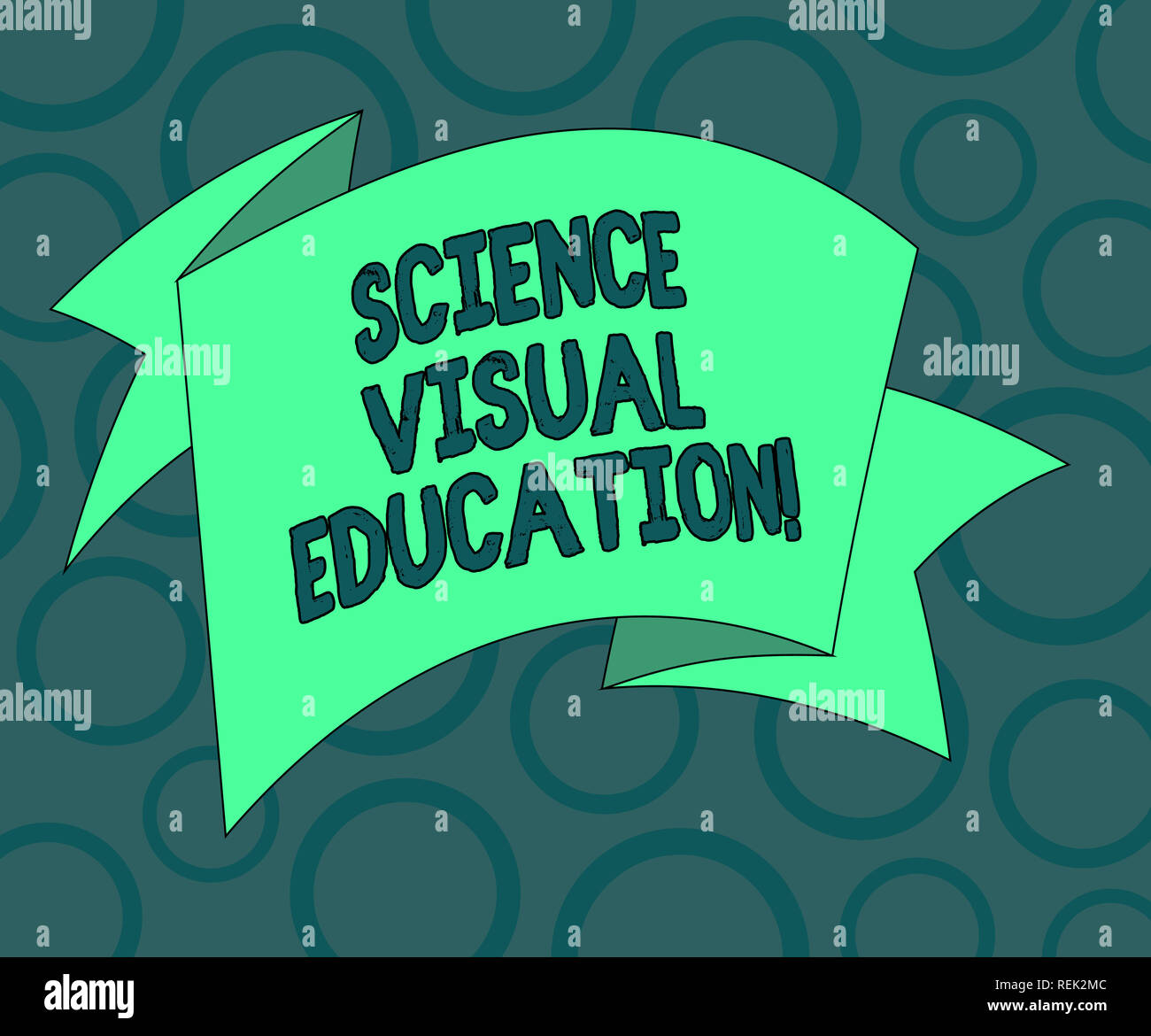 Writing note showing Science Visual Education. Business photo ...
