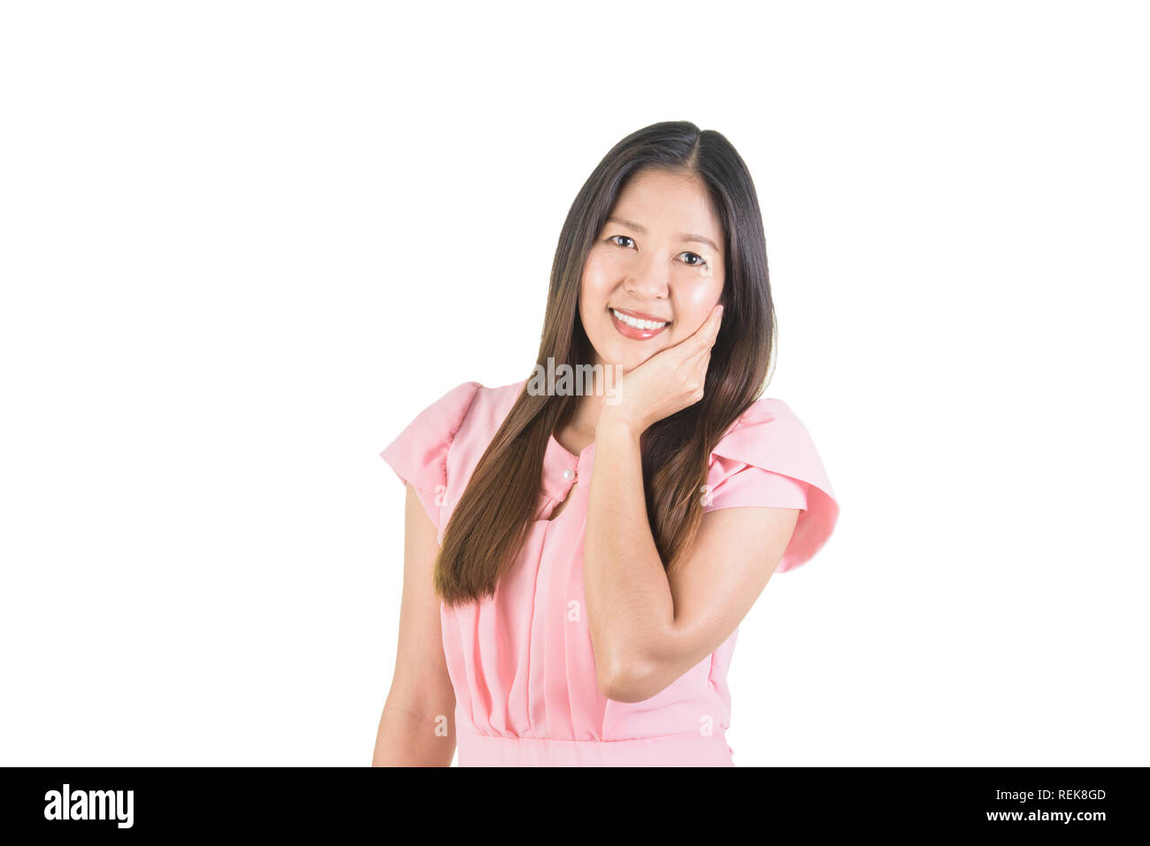 Hand at the cheek hi-res stock photography and images - Alamy