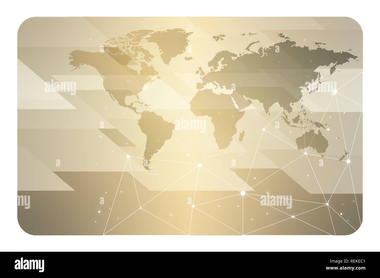 Abstract background with world map silhouette for design of your ...
