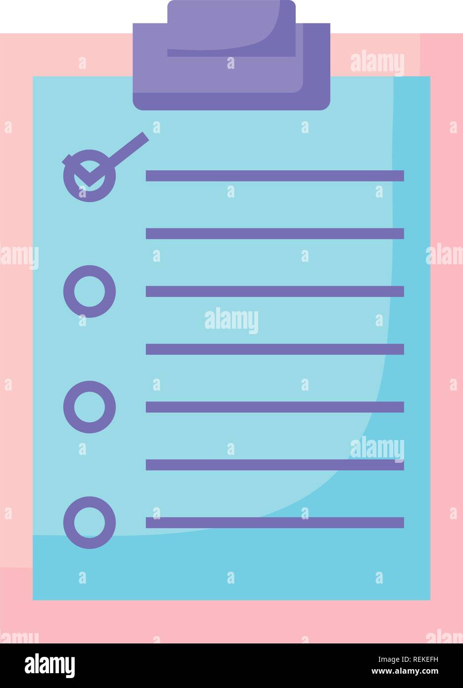 Checklist over white background, vector illustration Stock Vector Image ...