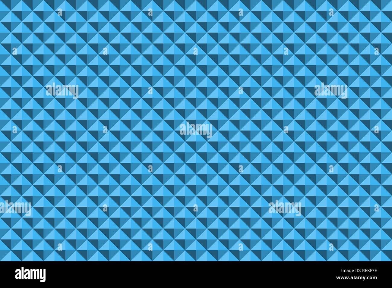 Blue abstract relief pyramid texture seamless pattern. Vector ...