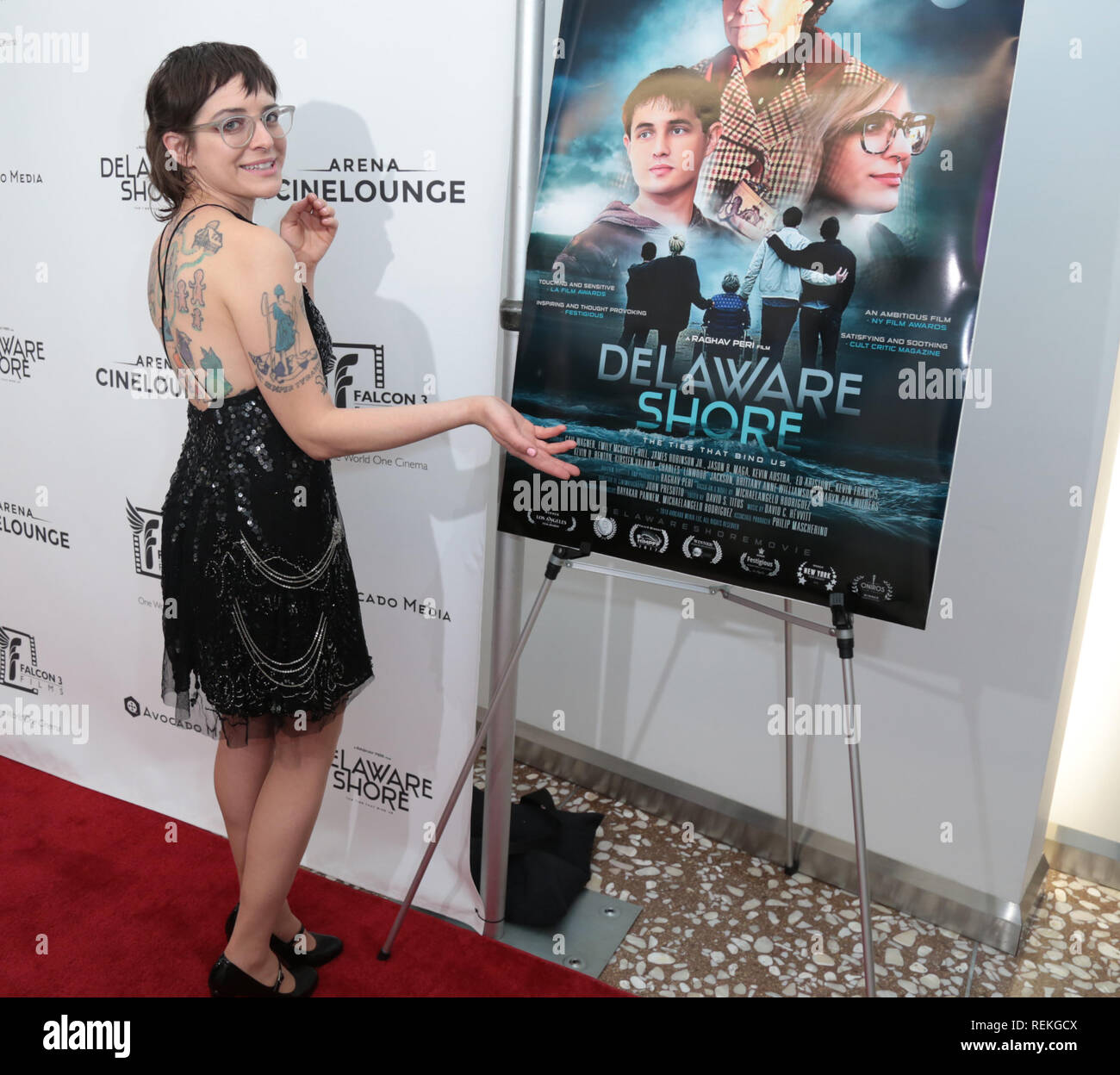 'Delaware Shore' premiere at Arena Cinelounge Sunset Featuring: Emily ...