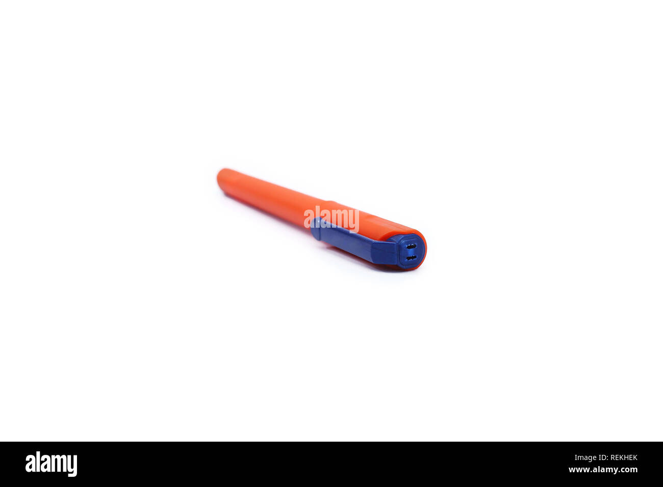 Picture of pen. Isolated on the white background Stock Photo - Alamy