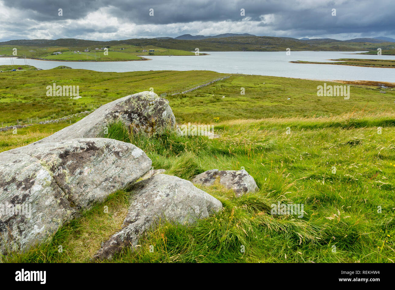 Callanish standing calanais island lewis hi-res stock photography and ...