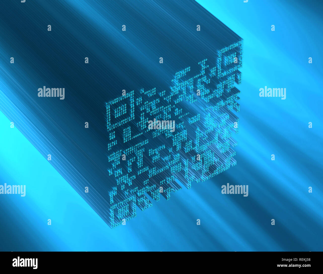 Electronic technology QR code, data transmission and storage ...