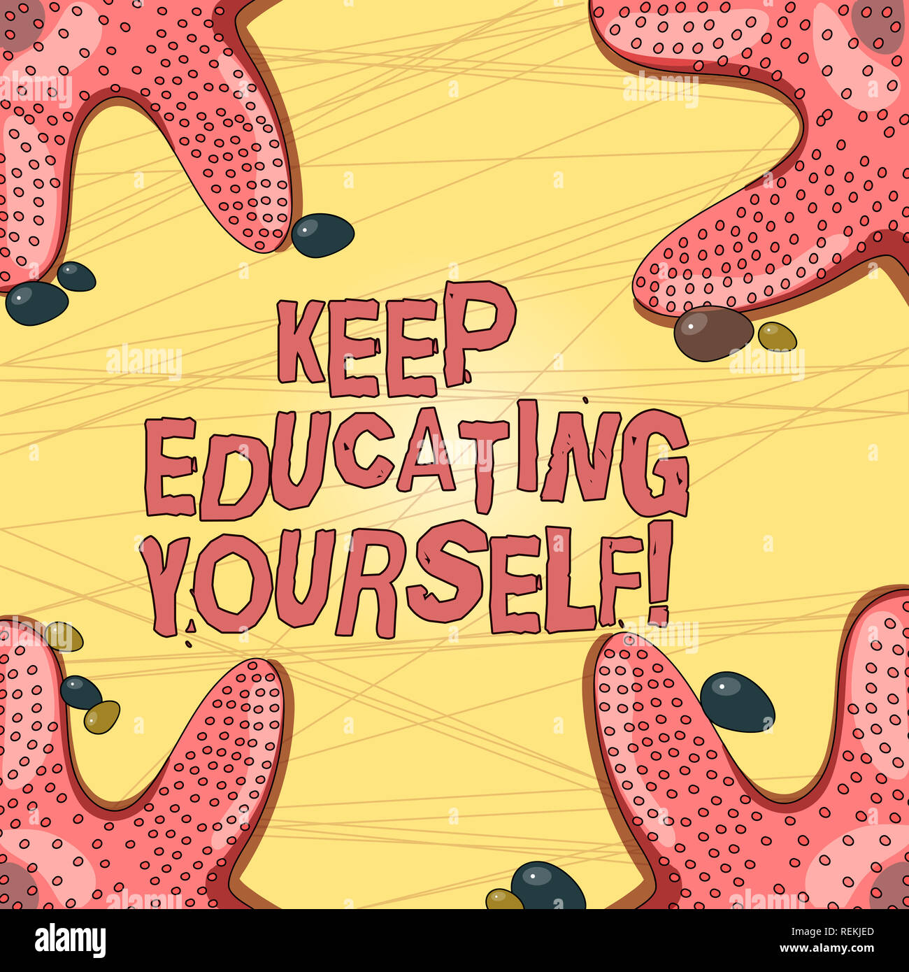 Writing note showing Keep Educating Yourself. Business photo showcasing ...